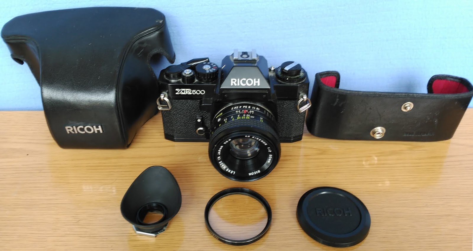 Retro Ordenadores Orty: Cámara Ricoh XR 500 y accesorios (1978)