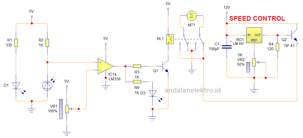 Skema Dan Penjelasan Prinsip Kerja Robot Line Follower Analog Lengkap ...