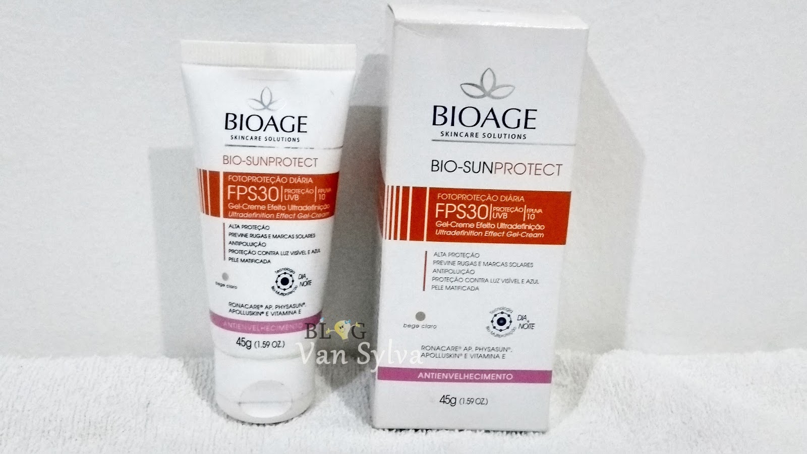 VanSylva: Protetor Solar: BIO-SUN PROTECT FPS 30 BEGE CLARO - Bioage