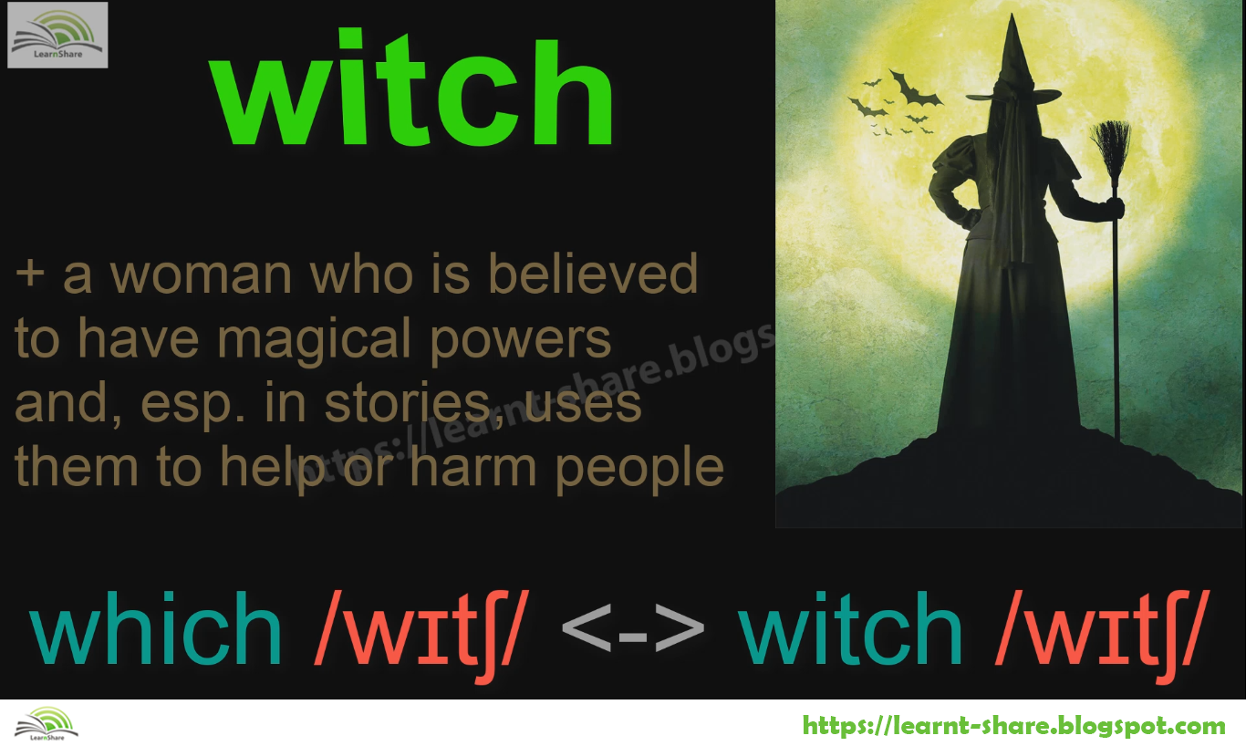 PICTURES: List of English Homophones that contain pronunciation of tʃ ...