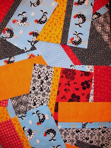 Heritage Homemaker: Funky Chicken quilt