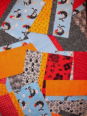 Heritage Homemaker: Funky Chicken quilt