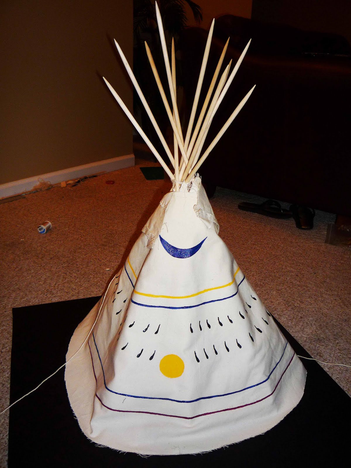 Salukitecture: My Experience Building a Scale Model Sioux Tipi