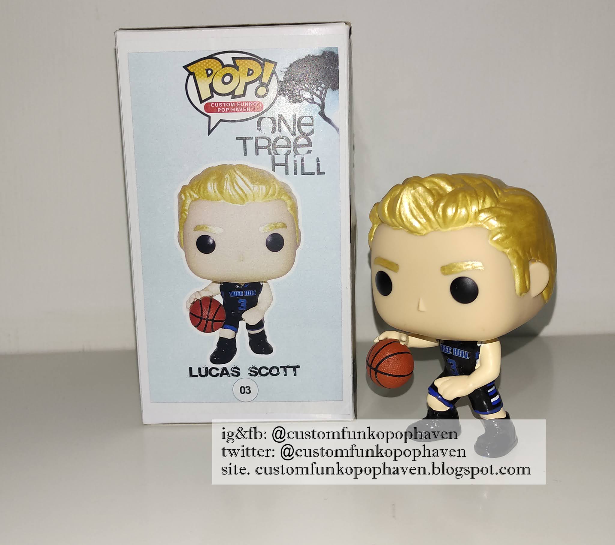 One Tree Hill Custom Funko Pop of Lucas Scott