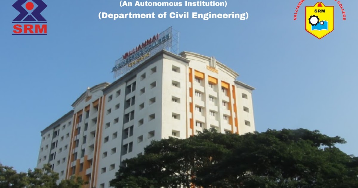 SRMVEC-CIVIL: DEPARTMENT OF CIVIL ENGINEERING