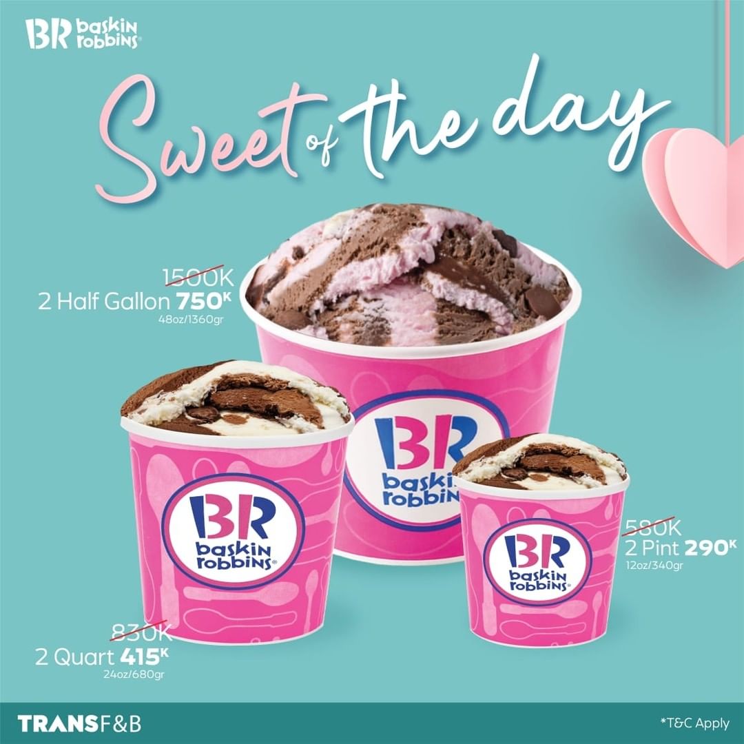 Promo BASKIN ROBBINS Terbaru Promo "Sweet Of The Day" dari ...