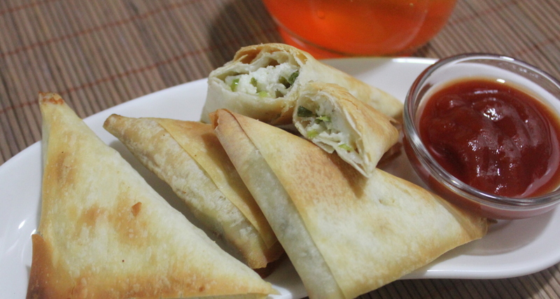 Cheese Paneer Samosa - Ribbons to Pastas
