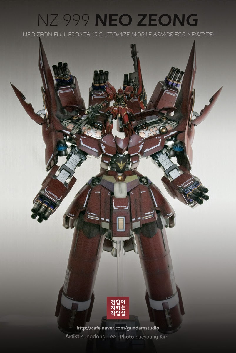 GUNDAM GUY: HGUC 1/144 NZ-999 Neo Zeong - Painted Build