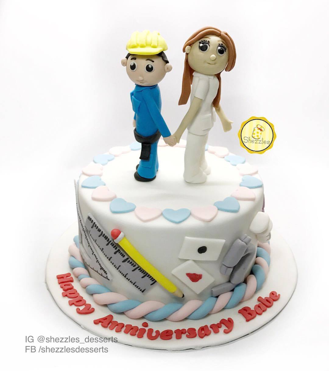 SHEZZLES | Cakes and Pastries: Engineer x MedTech Cake