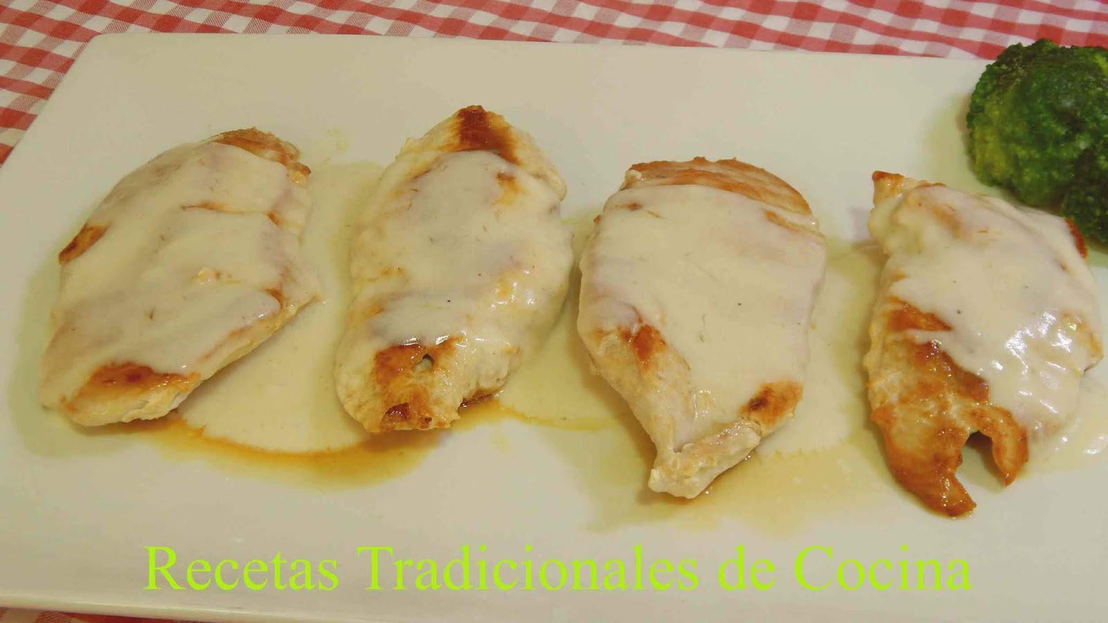 Receta de salsa suprema con pechugas de pollo, una salsa muy cremosa y ...
