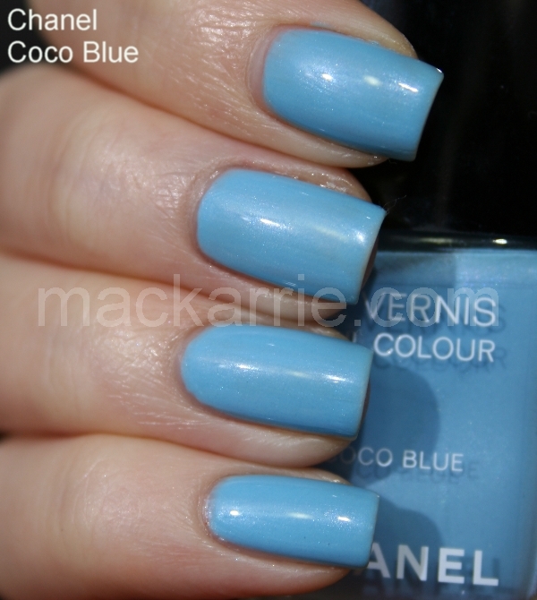 MacKarrie Beauty Style Blog: Chanel Le Vernis Coco Blue