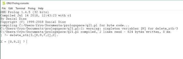 Cskecode Write A Prolog Program To Implement Deletenth N L R That