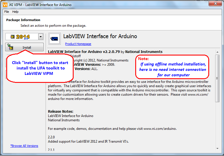 Download and Install LabVIEW Interface for Arduino (LIFA) toolkit ...