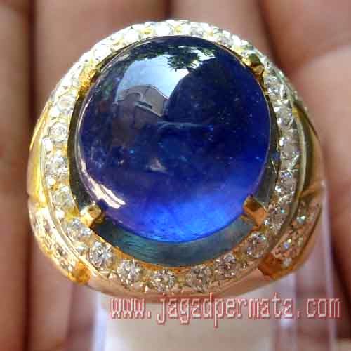 Natural Blue Safir Star JP133 -Jual Batu Permata Hobi Permata