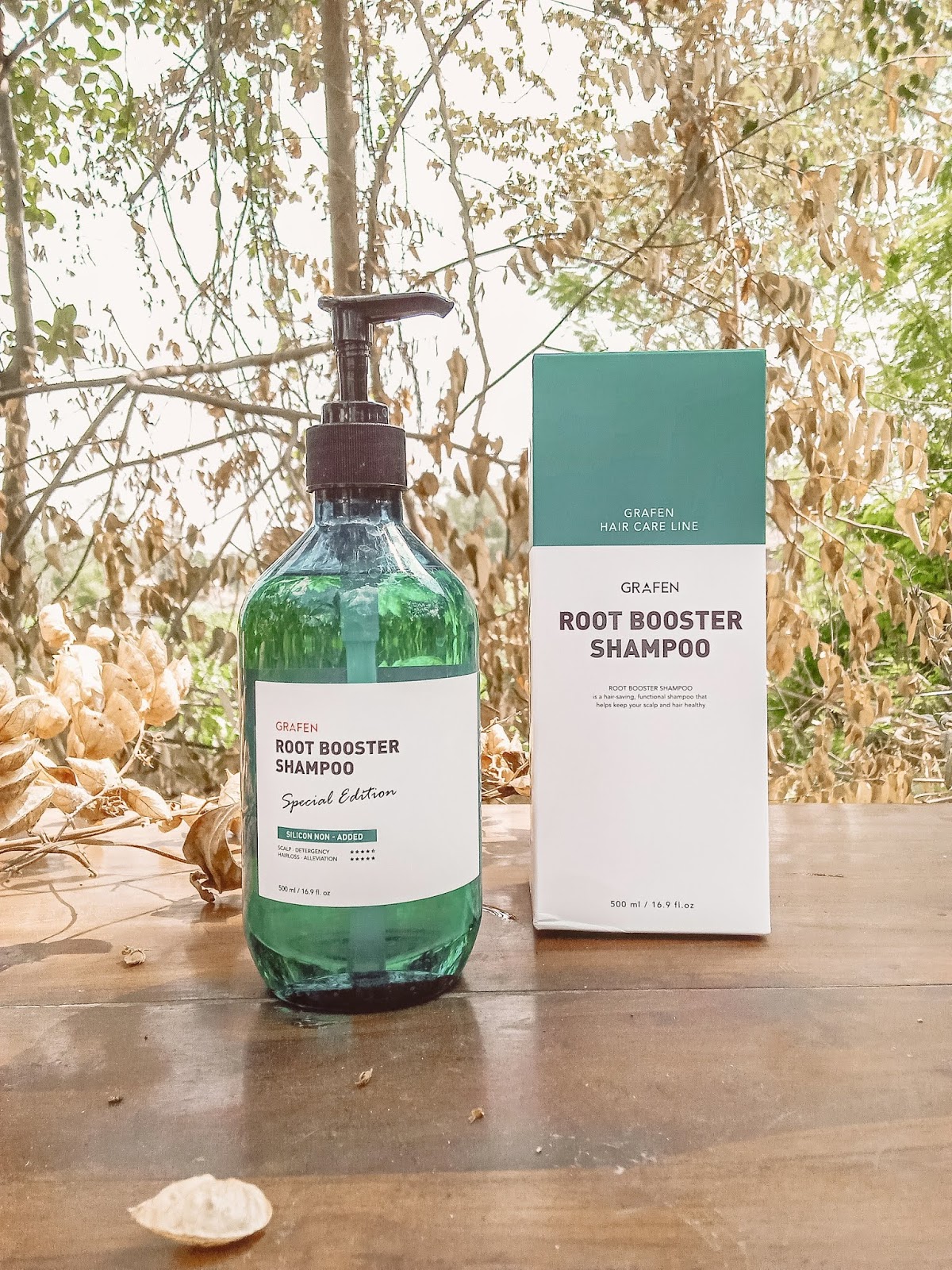 [REVIEW] : Grafen Root Booster Shampoo (Shampoo perawatan rambut rontok ...