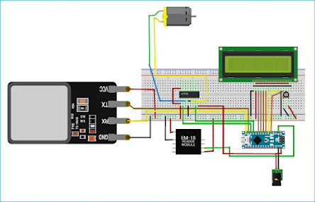 DIY fingerprint based car ignition system
