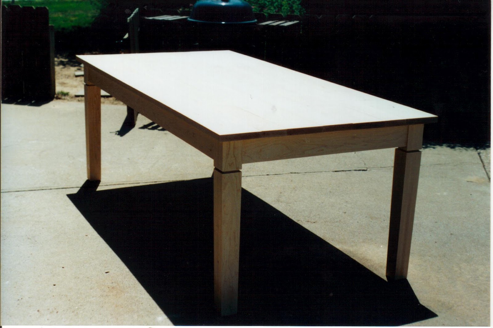 Pack Woodworking: Past Project - Kitchen Table