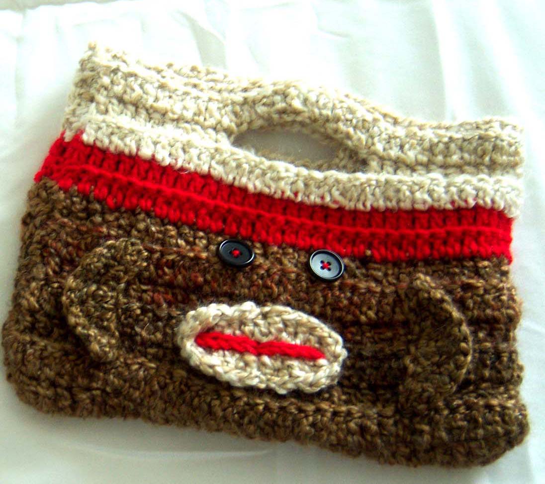 Shoregirl's Creations: Sock Monkey Bags
