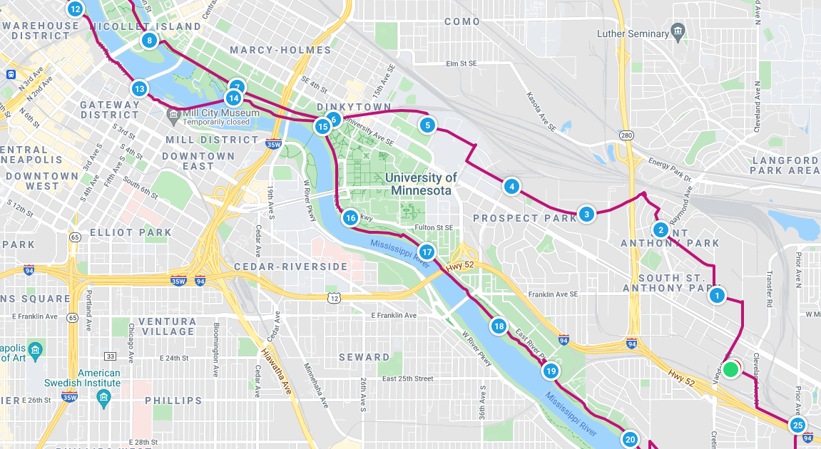 MSP Trails - Twin Cities Bike, Ski and Skate: MSP Explorer - 15 miles