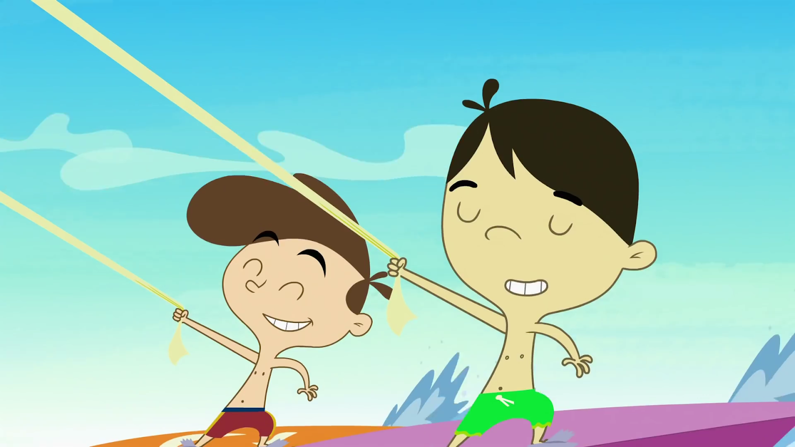 Shirtless Drawn Cartoon Boys & Men: Coop & Burt Burtonburger, Dennis ...