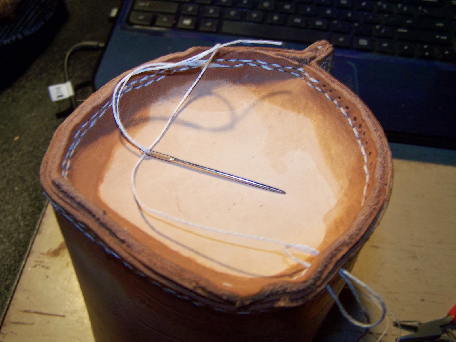 Matsukaze Workshops: Leather Costrel Documentation