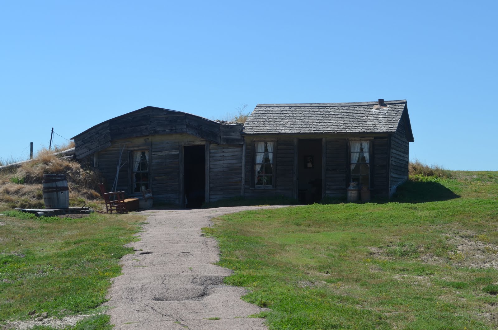 La Chasseuse: Prarie Home Dugout, South Dakota