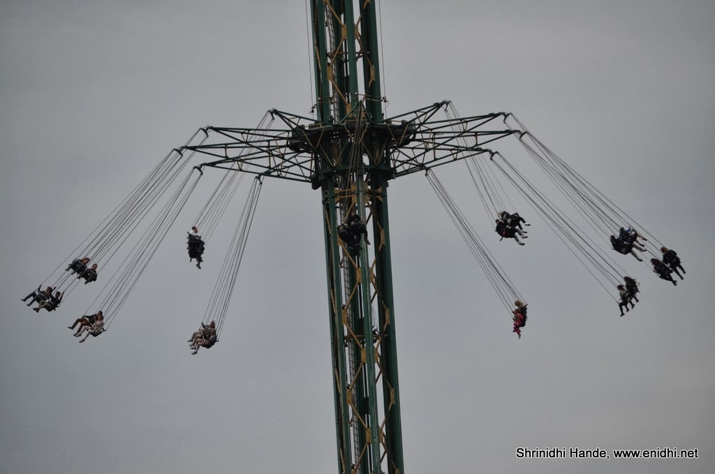 Star Flyer ride at Tivoli Garden, Copenhagen - eNidhi India Travel Blog