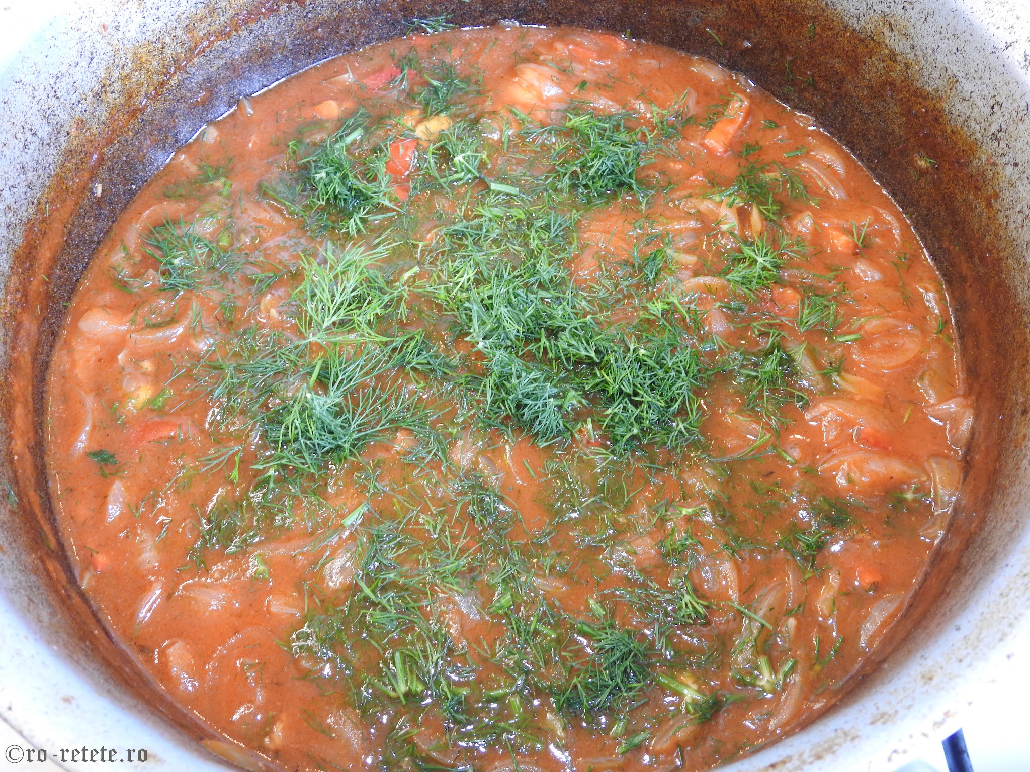 Tocanita de pui cu ceapa si ardei reteta | RO-Retete.ro