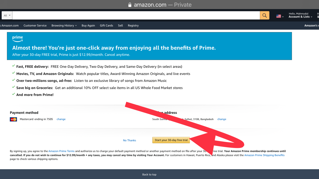 How to get Amazon Prime for free