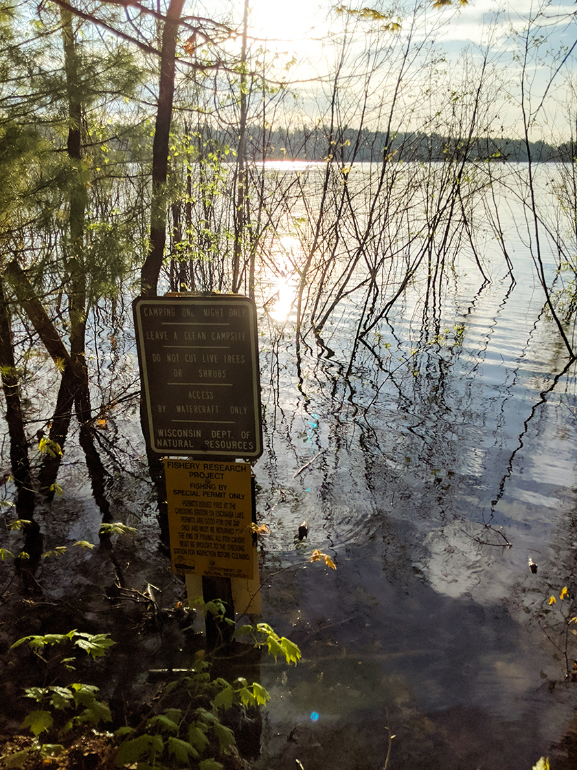 Hiking the Escanaba Lake Trail in Vilas County