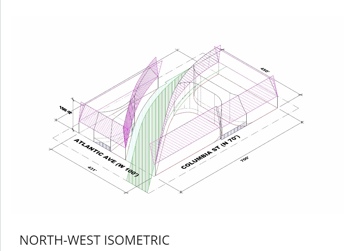 Site Zoning Envelope and FAR Massing