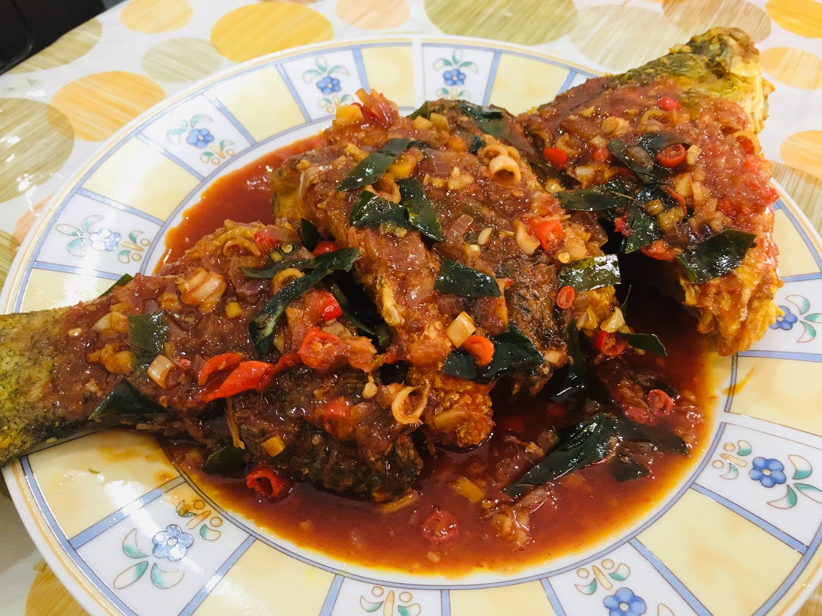 Resepi Mudah Masak Ikan Siakap Tiga Rasa Yang Sedap dan Pedas Pasti ...