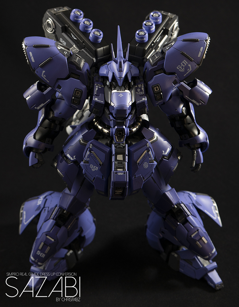 Custom Build: RG 1/144 MSN-04 Sazabi "SIMPRO Resin Conversion"