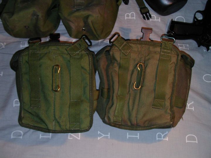 Webbingbabel: PLCE '90 Pattern Double Ammo Pouch Olive Green