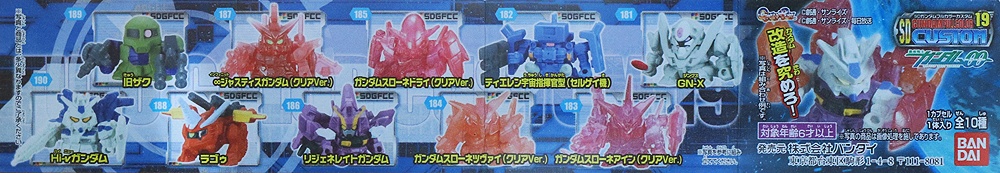 Gundanium Gateway: Check List : SD Gashapon
