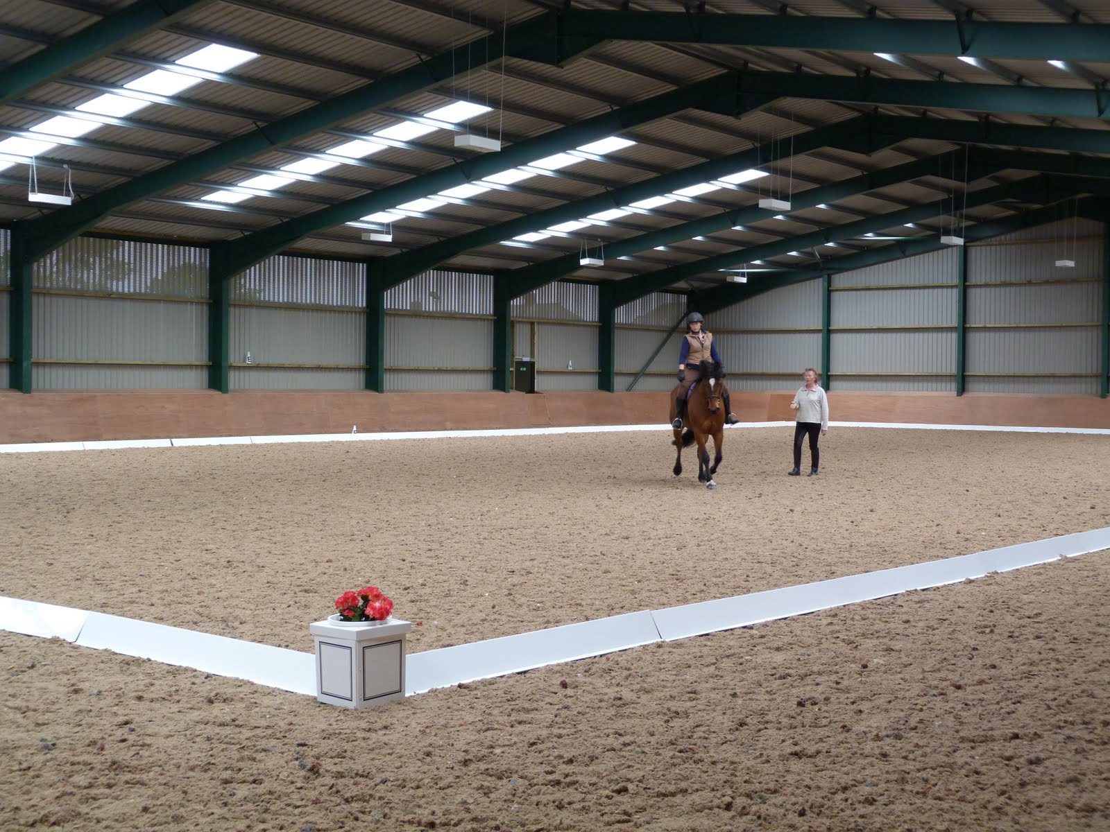 Lane Farm Equestrian: Update 05/06/11 : Our dressage arena out for the ...