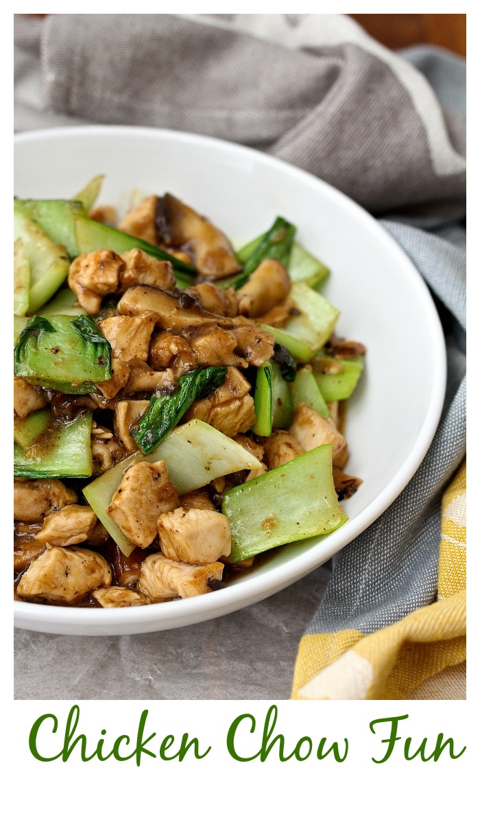 Chicken Chow Fun (without the Fun) | Wok Wednesdays | Karen's Kitchen ...