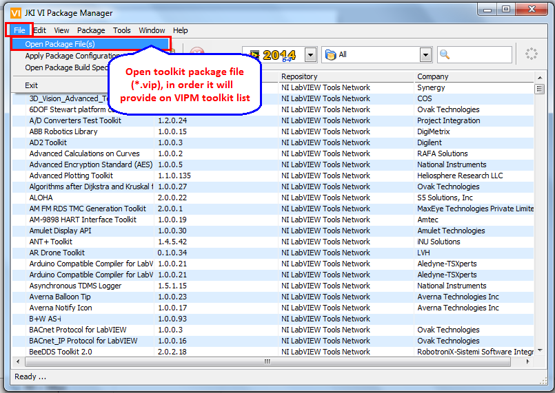 Download And Install Labview Interface For Arduino Lifa Toolkit Robotics University