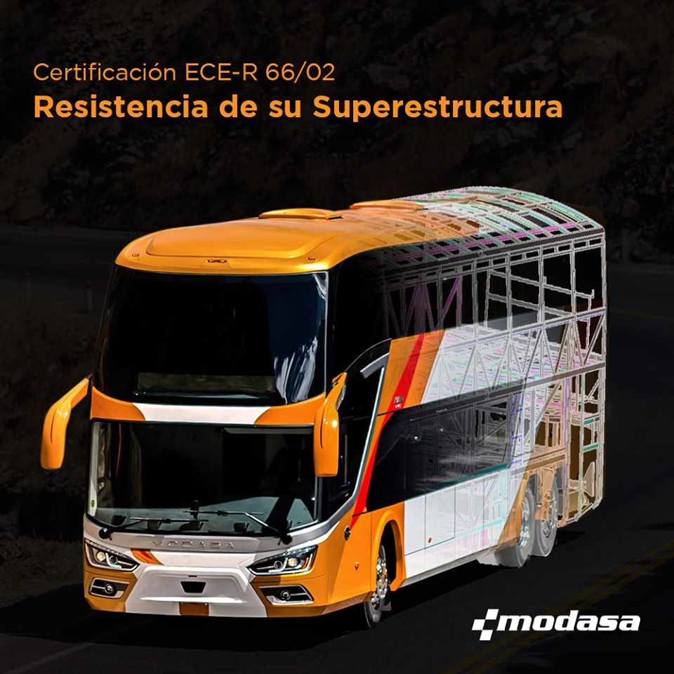 Perú, Modasa renueva la certificación ECE- R66 /02