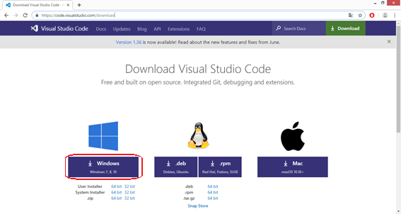 Descarga e Instalación de Visual Studio Code