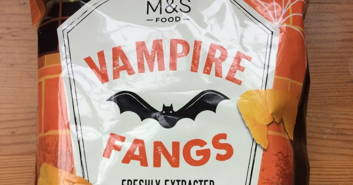 Cheeseburger Crisps & Other Stories: M&S Vampire Fangs 2020