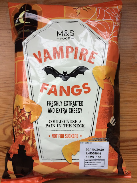 Cheeseburger Crisps & Other Stories: M&S Vampire Fangs 2020