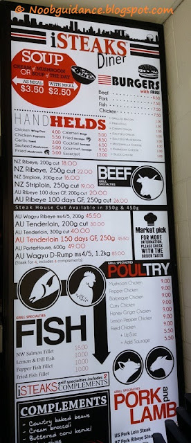 MaoMao Eats!: iSTEAKS Diner (Holland Village) CLOSED