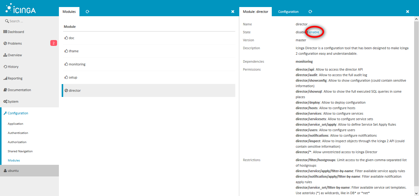 Рука помощи: Icinga2. Установка Icinga Director