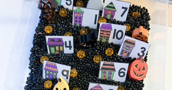 Halloween Sensory Bin Freebie | Live, Laugh, I LOVE Kindergarten