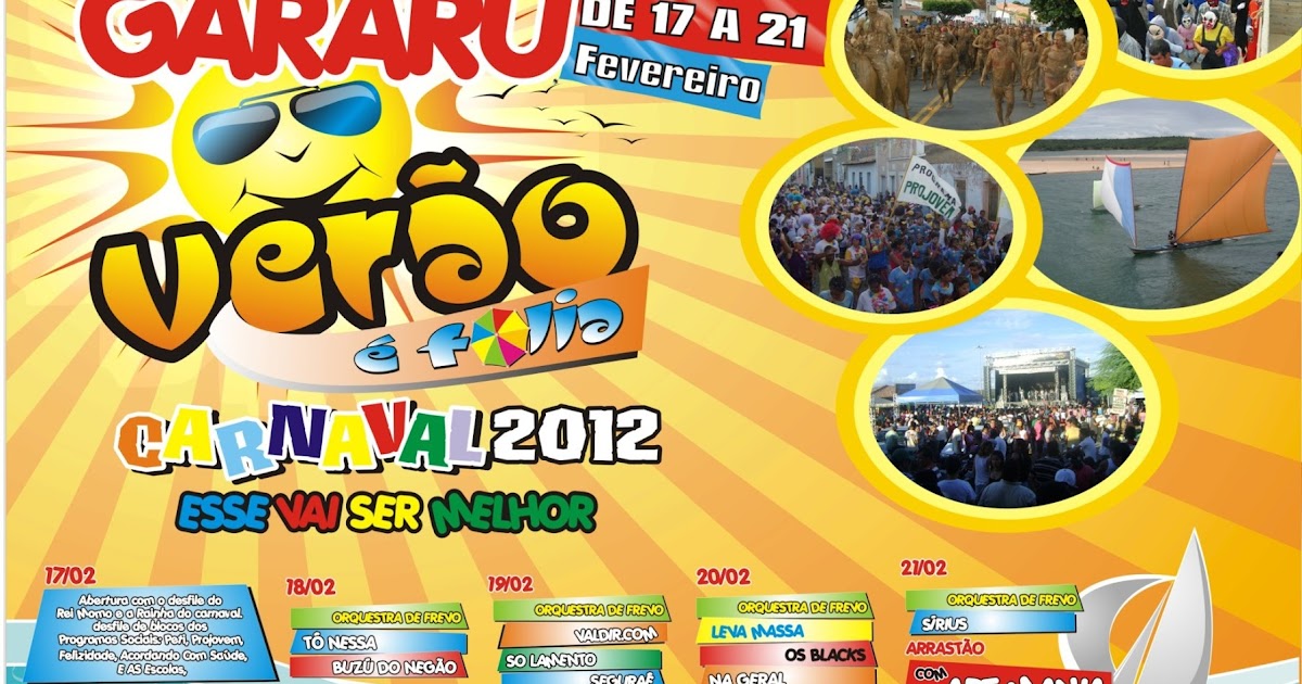 Gararu: Fragmentos da História: Programação Oficial do Gararu Verão e ...