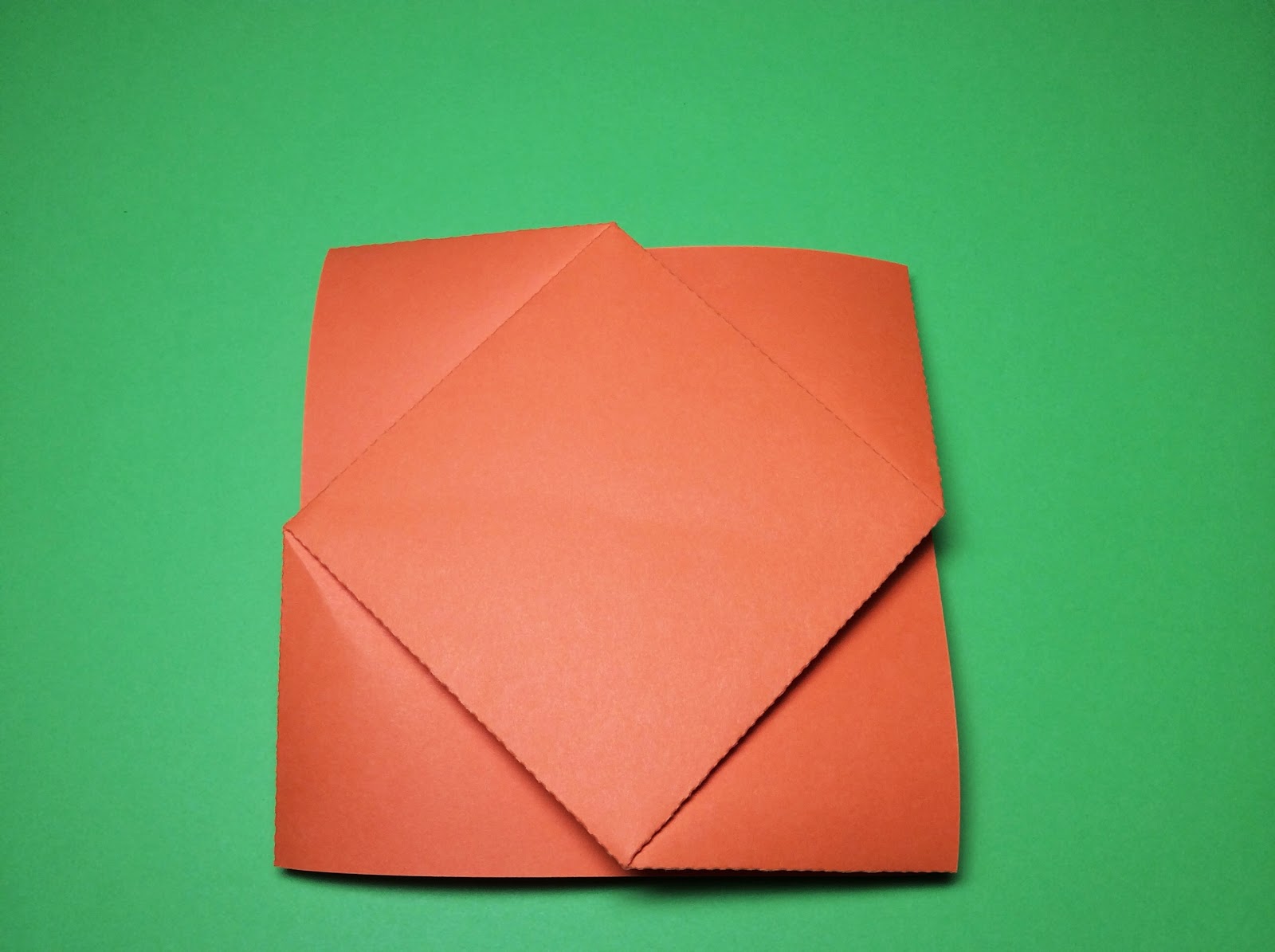 Papercrafts and other fun things: An Origami Square Card with a Diamond ...
