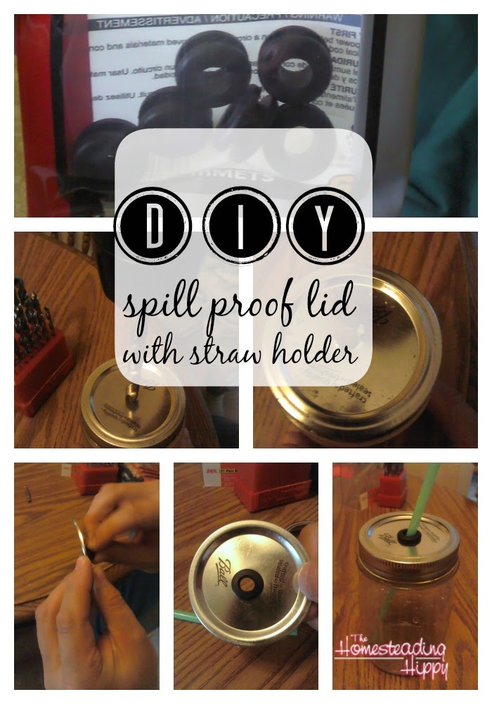 DIY Spill Proof Mason Jar