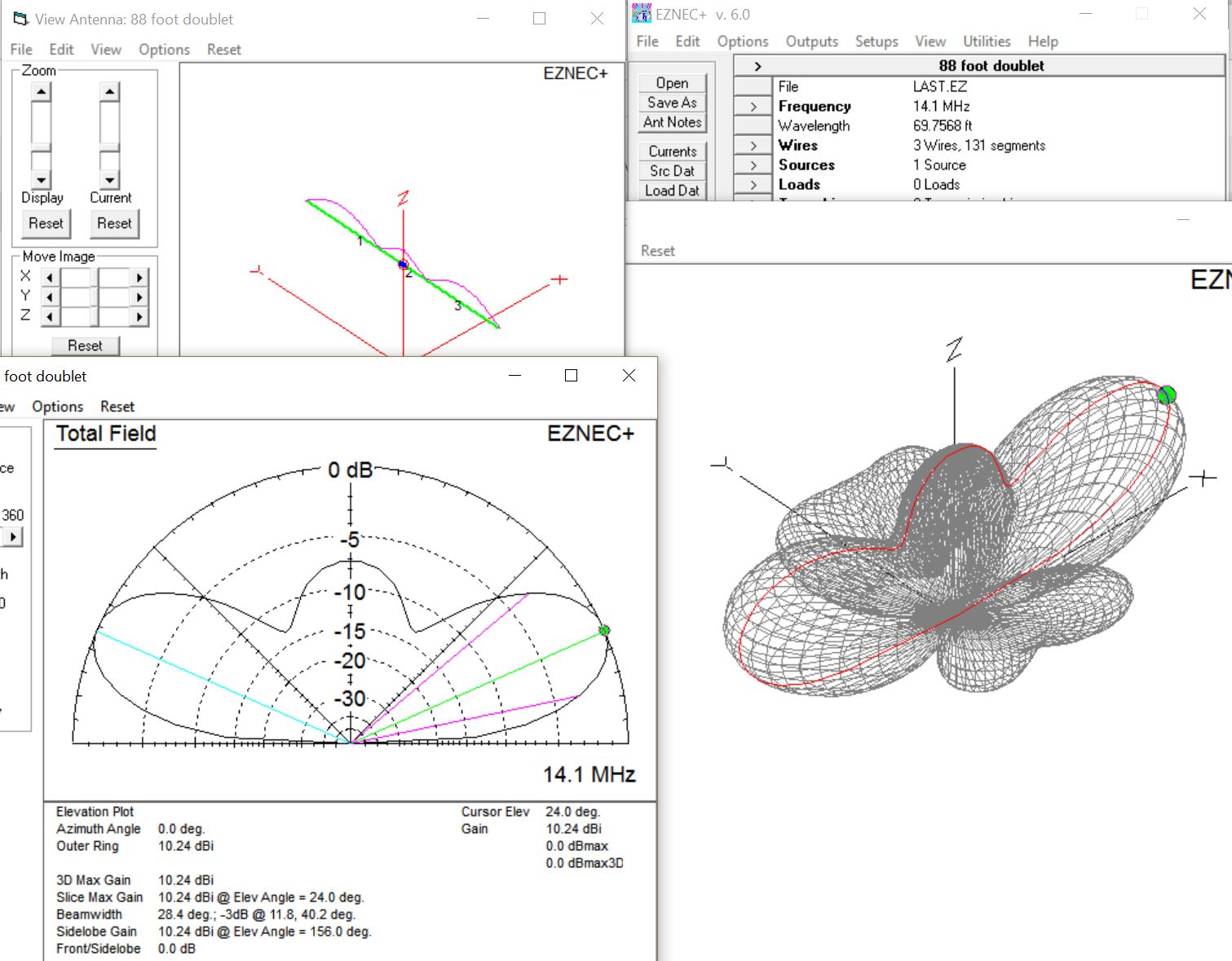 WV0H Myron: 88 Foot Doublet 20m Patterns