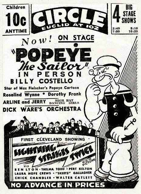 Ominous Octopus Omnibus: POPEYE IN PERSON